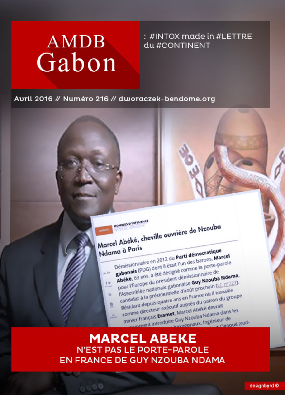 Gabon/Intox : Marcel Abeke n’est pas le porte-parole en France de Guy ...