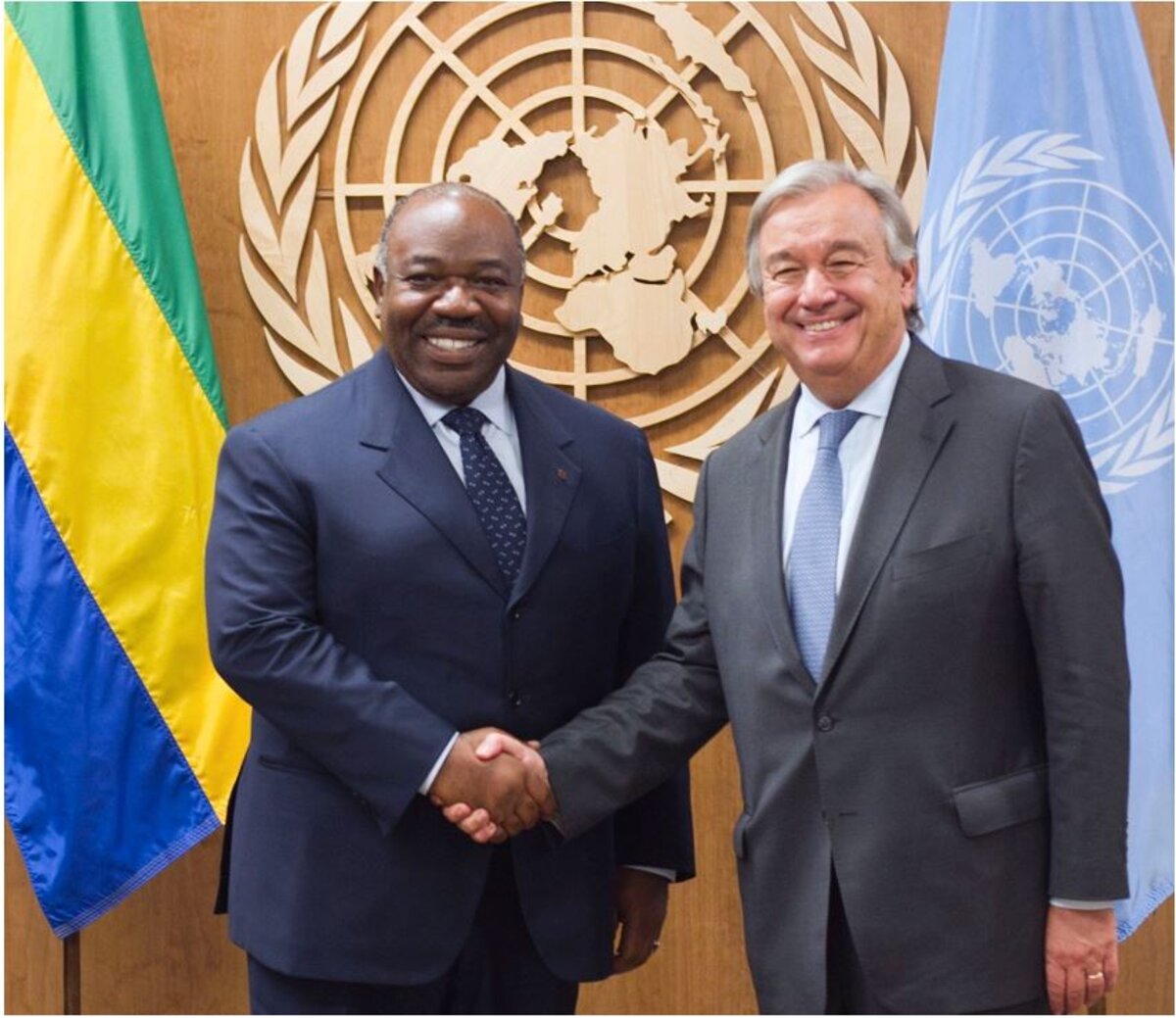 ONU-72ÈME AG : LES AUDIENCES D’ALI BONGO AVEC M. A. GUTTERES ET MME F ...