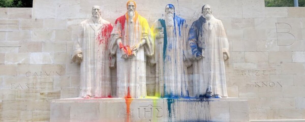 Vandalisme du mur des Réformateurs à Genève ! | Le Club