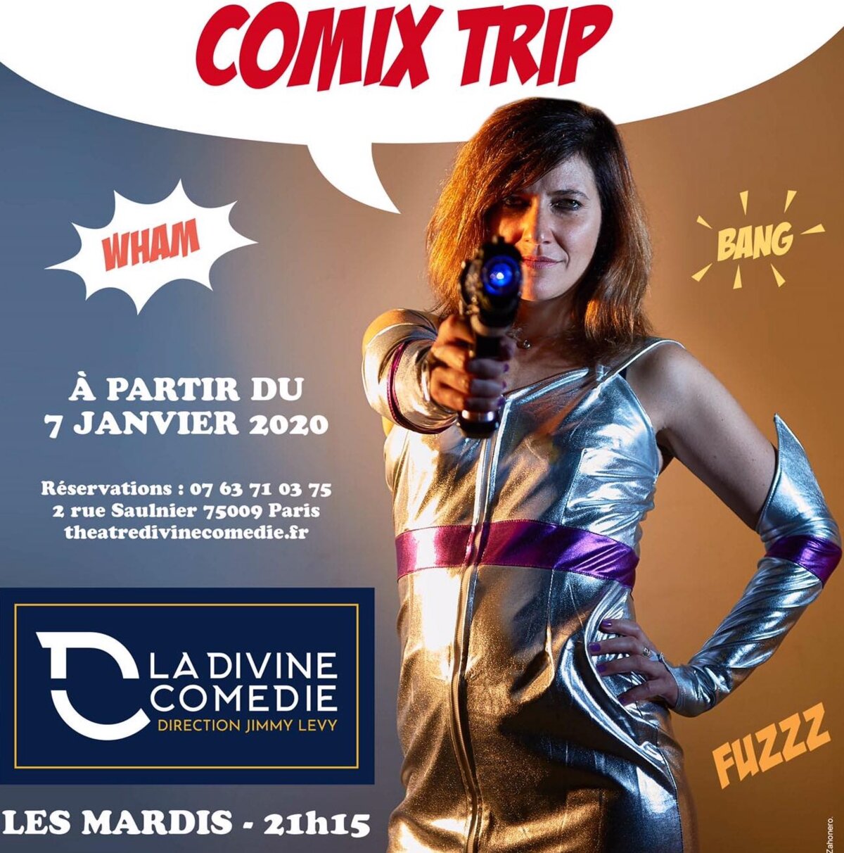 HELENE BULLIARD, jeune talent vient avec son "Comix Trip" | Le Club