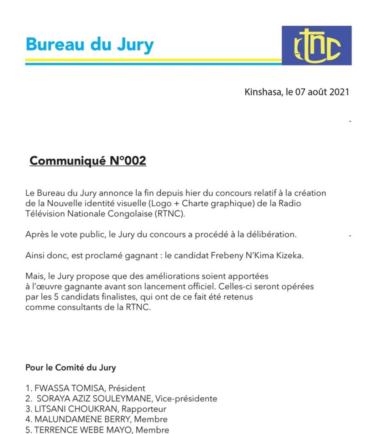 RDC: Nouveau logo plagié, la RTNC ravale-t-elle la façade sans changer ...