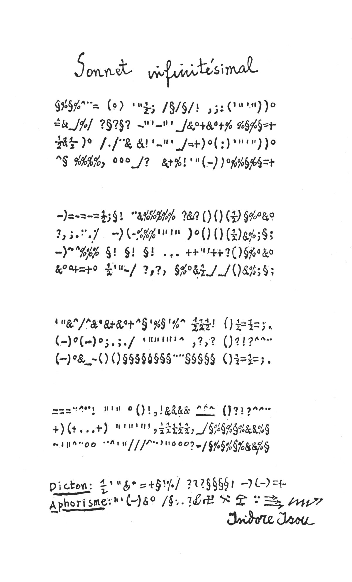Isidore Isou, Lettre et le Néant (1/2) | Le Club