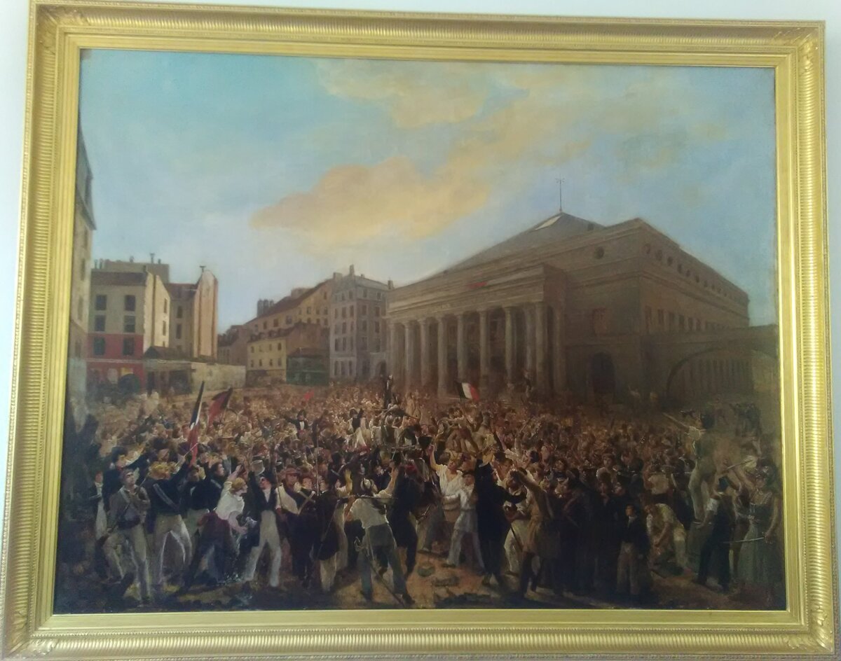 "Le Serment de l'Odéon" tableau de Claude Joseph Edouard Curty (1830 ...