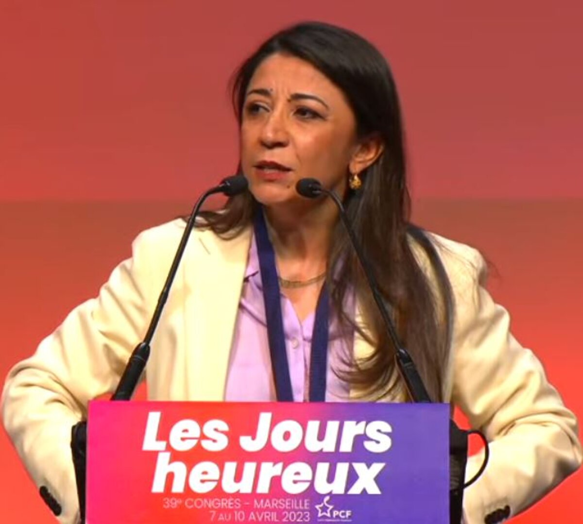 Intervention de Hala Abou Hassira au 39e congrès du Pcf | Le Club