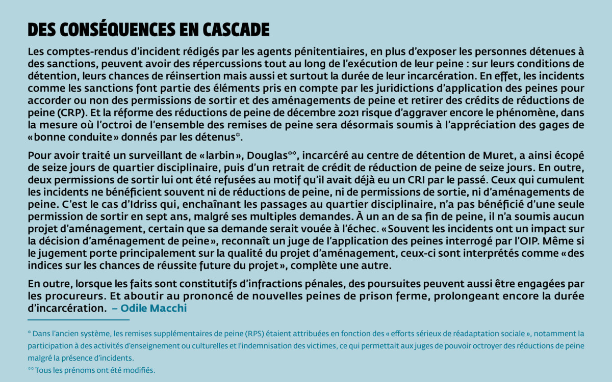 Discipline en prison, la punition dans la punition | Le Club
