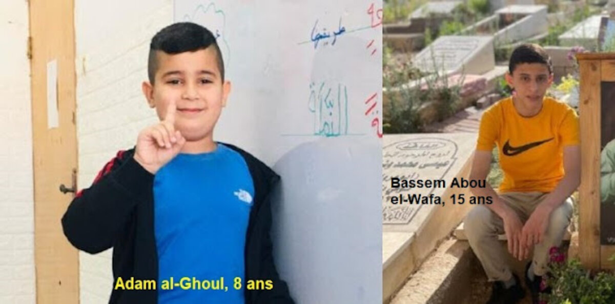 Adam al-Ghoul, 8 ans, et Bassem Abou el-Wafa, 15 ans... | Le Club