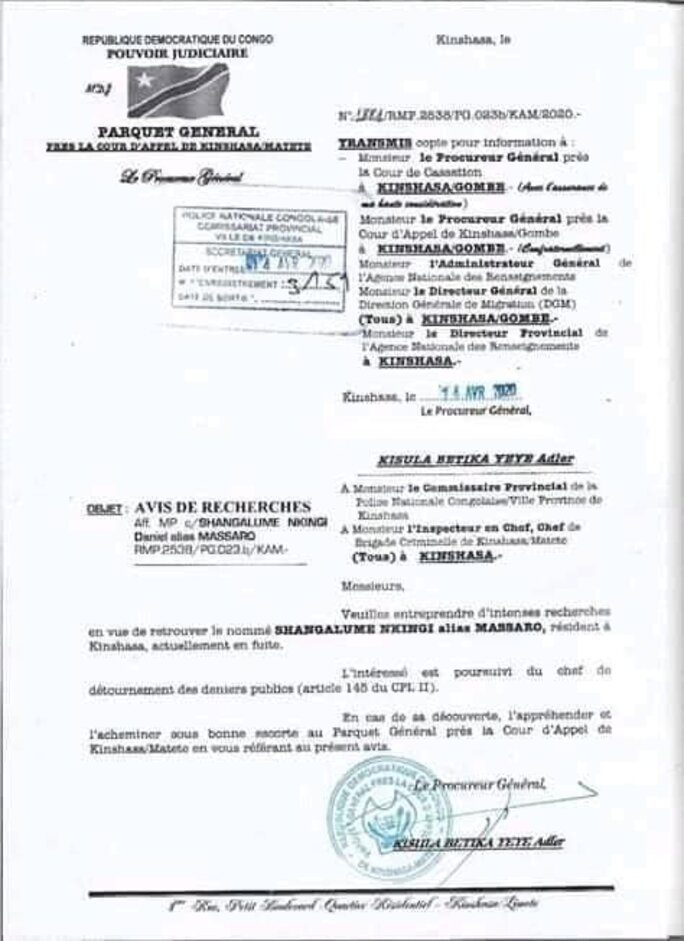 RDC: La famille Kamerhe pèse en "Millions" de dollars du pays ! | Le Club