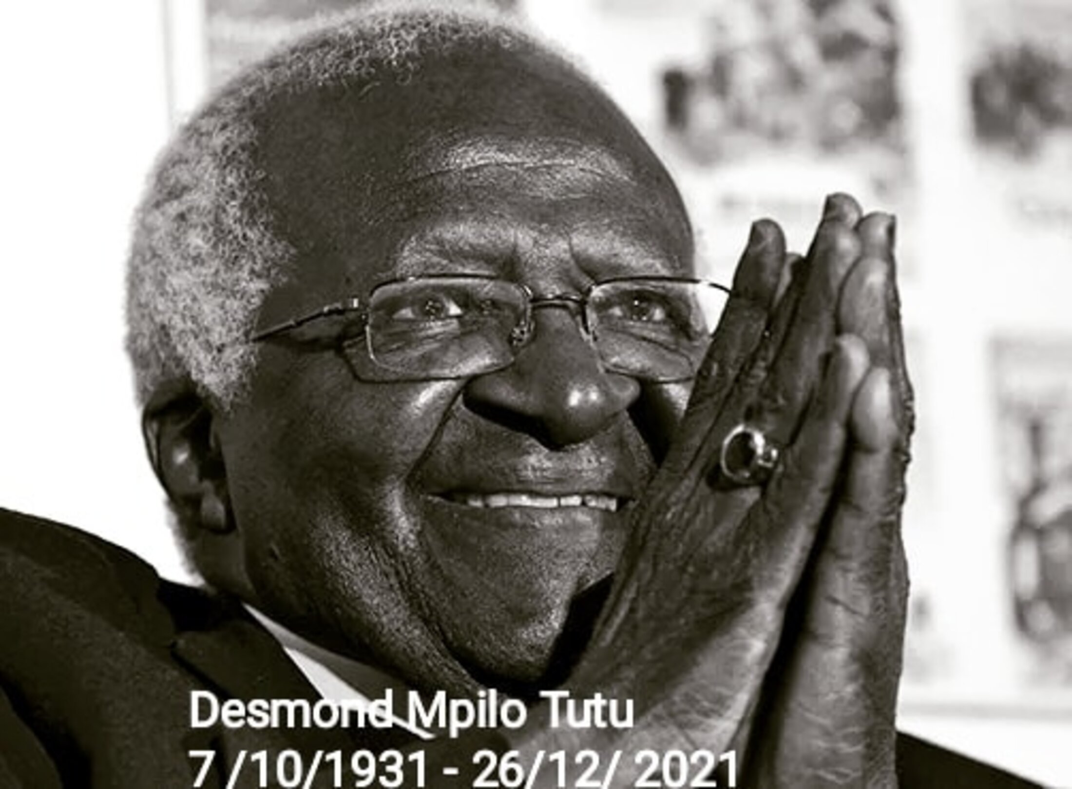 Programme des Obsèques de l’archevêque Desmond Mpilo TUTU | Le Club
