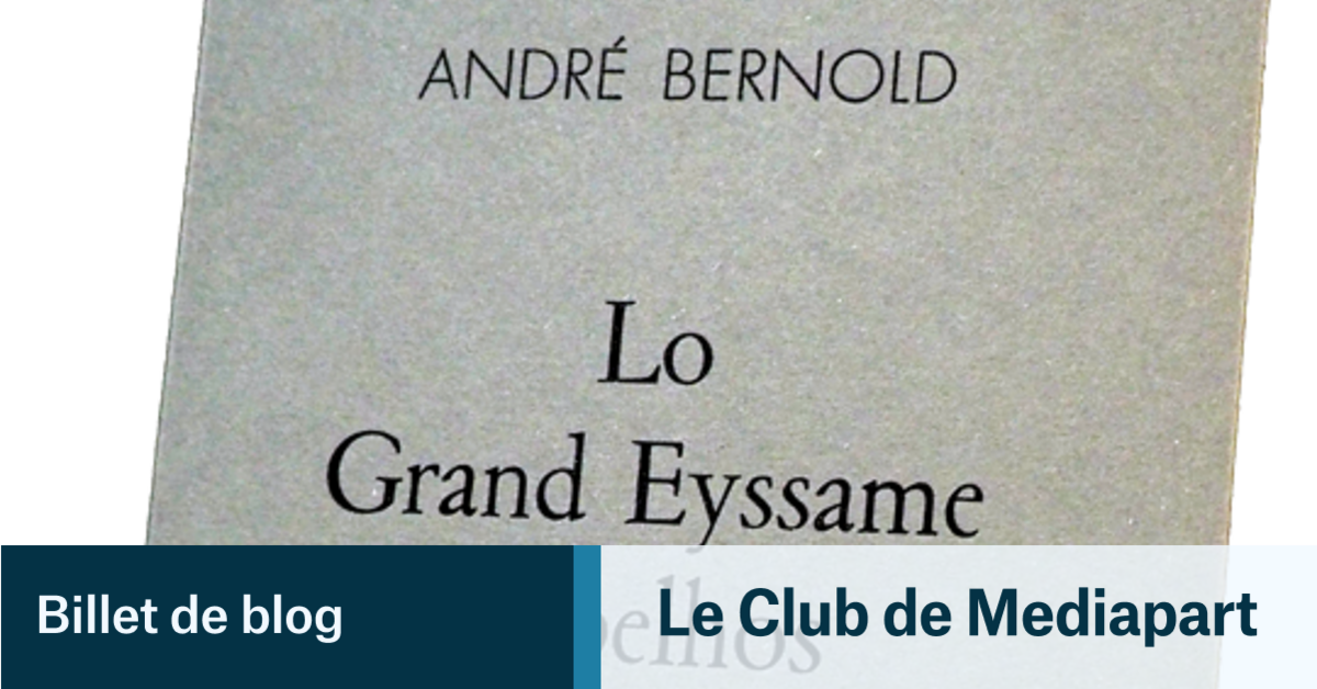 À propos d’un poème d’André Bernold | Le Club