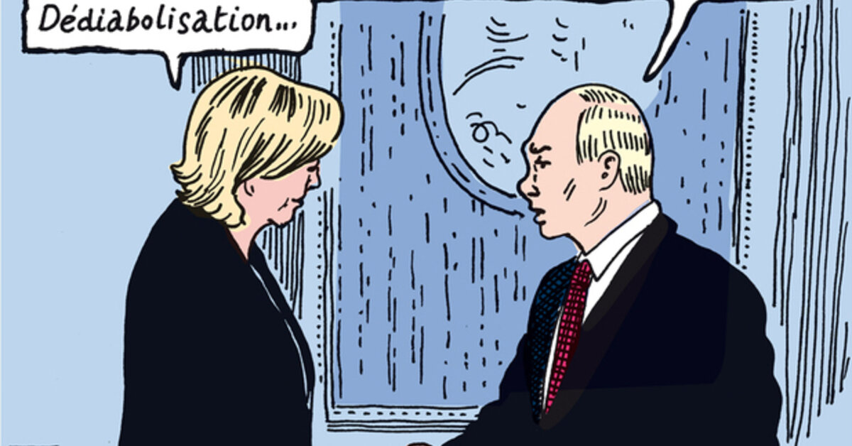 Marine Le Pen sous les crayons de Battre la campagne - Page 1 | Mediapart