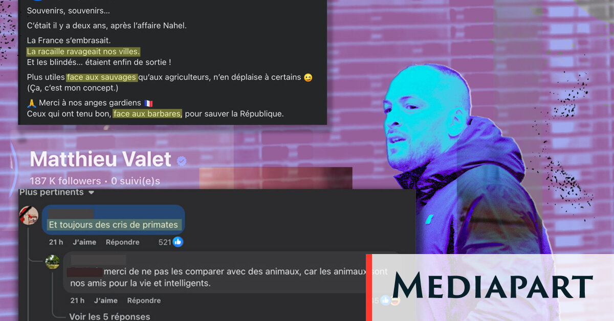 Porte-parole du RN, l’eurodéputé Matthieu Valet laisse le racisme se déverser sur ses réseaux ...